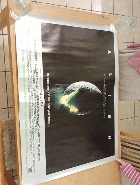 VERY RARE - Alien - Original Cinema Quad Poster - Directors Cut 2003 Re ...