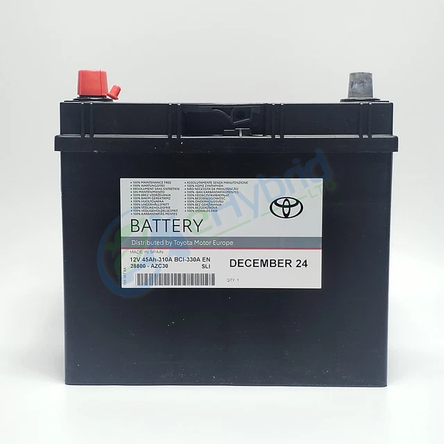 GENUINE TOYOTA YARIS 12V Battery 45AH Auxiliary Battery 1999-05 Oem 28800-AZC30 £94.99 - PicClick UK