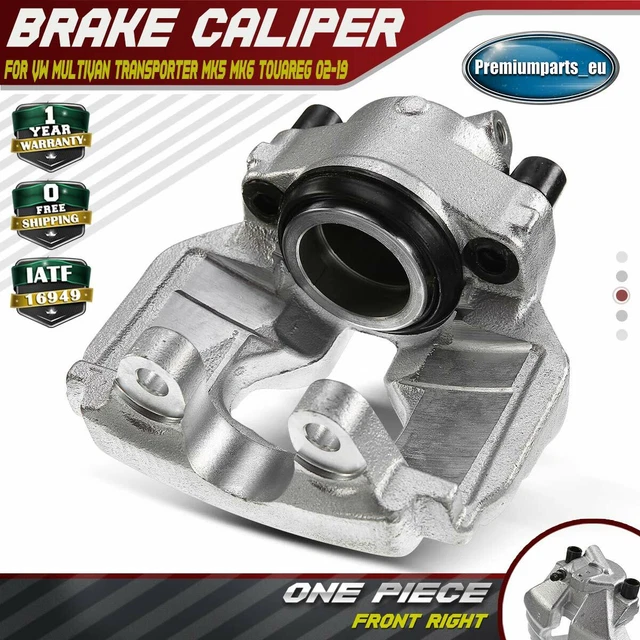 BRAKE CALIPER FRONT Right for VW Transporter T5 T6 Touareg Caravelle 308mm Discs £36.29 ...