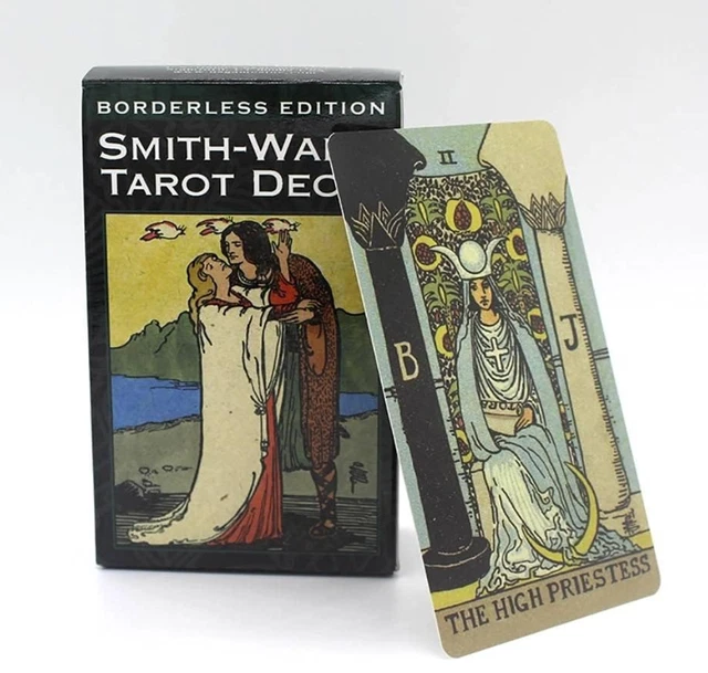 SMITH-WAITE TAROT DECK = Borderless English Edition EUR 21,00 - PicClick FR