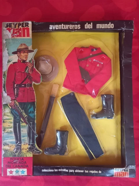 ORIGINAL VINTAGE Geyperman , Action Man : POLICIA MONTADA DEL CANADA ...