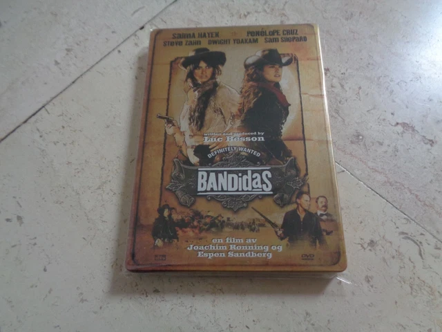 BANDIDAS 2DISC STEELBOOK Blu-ray DVD Salma Hayek Peneplope Cruz Steve ...