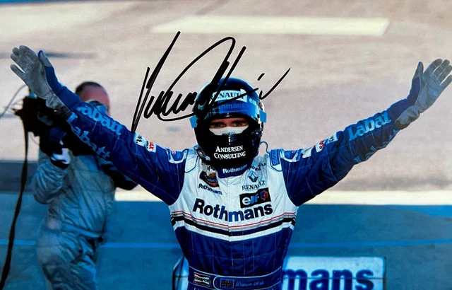 DAMON HILL SIGNED Photo F1 Autografo Formula 1 GP Legend Autograph EUR ...