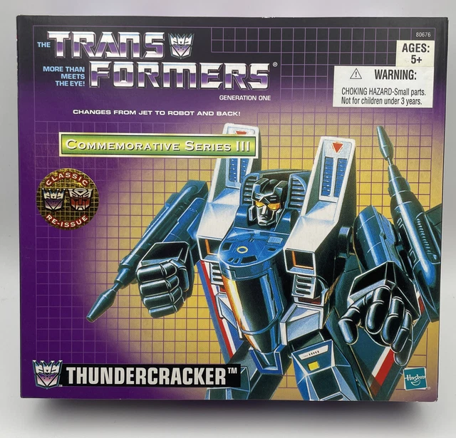 HASBRO TRANSFORMERS COMMEMORATIVE - Series III: Thundercracker Action Figure TRU EUR 73,47 ...