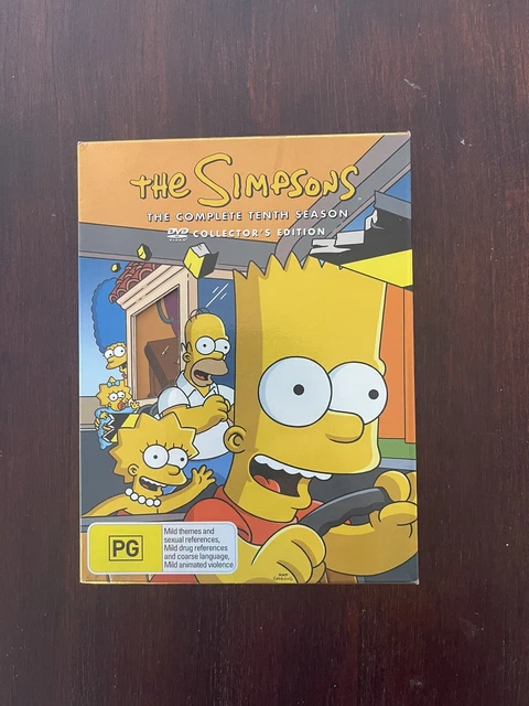THE SIMPSONS COMPLETE 10th Season DVD set Collectors Edition $10.20 ...
