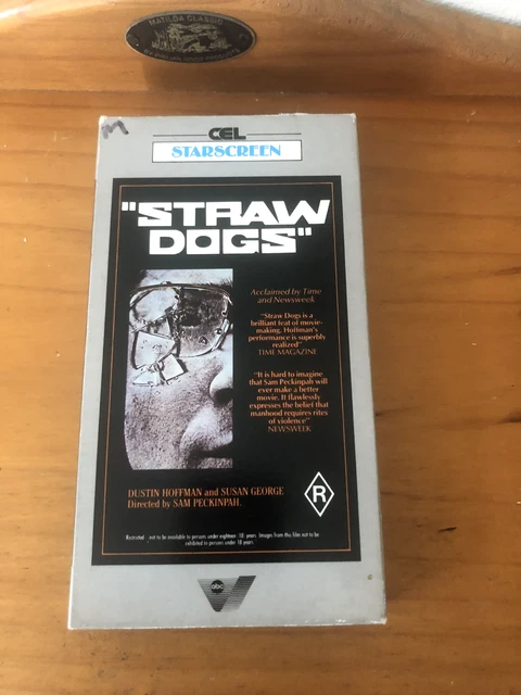 STRAW DOGS DUSTIN Hoffman VHS R Rated Cel Starscreen PAL Format $25.00 ...