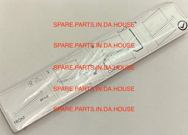 GENUINE SMEG OVEN Shelf Telescopic Guide Rail CPF9IPWH CPF9IPX CPF9IPYW ...