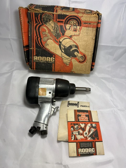 PNEUMATIC IMPACT WRENCH 1/2 Inch Rodac Model 607 New Old Stock Made In ...