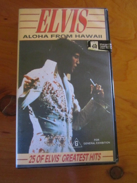 VHS TAPE ELVIS Presley Elvis Aloha From Hawaii **** Great ***Must See *** $5.00 - PicClick AU