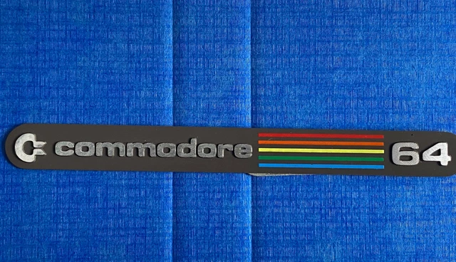 COMMODORE C64 COLOR Label (2 X) Sticker, Sticker, Badge,Logo, #11 & 12 $59.14 - PicClick CA