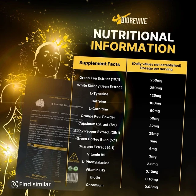 BIOREVIVE - CUTXTREME - 60 servings - NEW AND IMPROVED FORMULA £20.47 ...