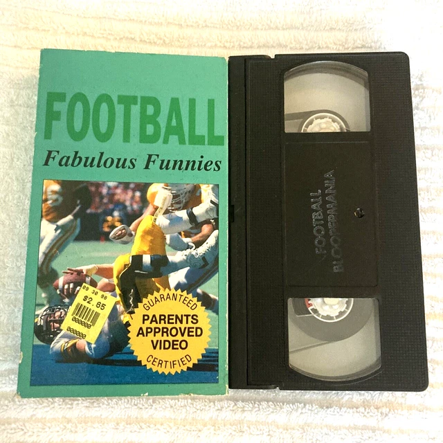 VINTAGE NFL PRO Football Fabulous Funnies Vhs Tape Video Bloopers ...