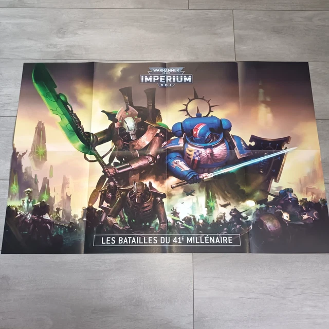 WARHAMMER 40 000 -Poster Space Marine vs Necrons -Games Workshop ...