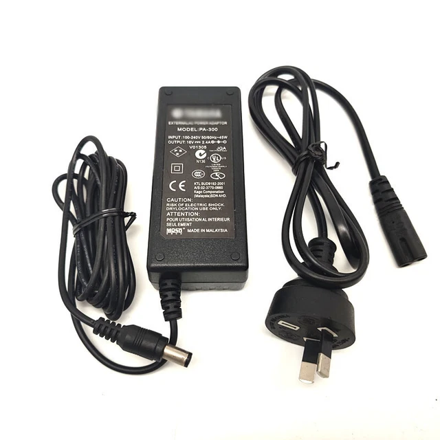 16V AC ADAPTER for Yamaha PSR-S975 61-key Workstation Keyboard Power ...