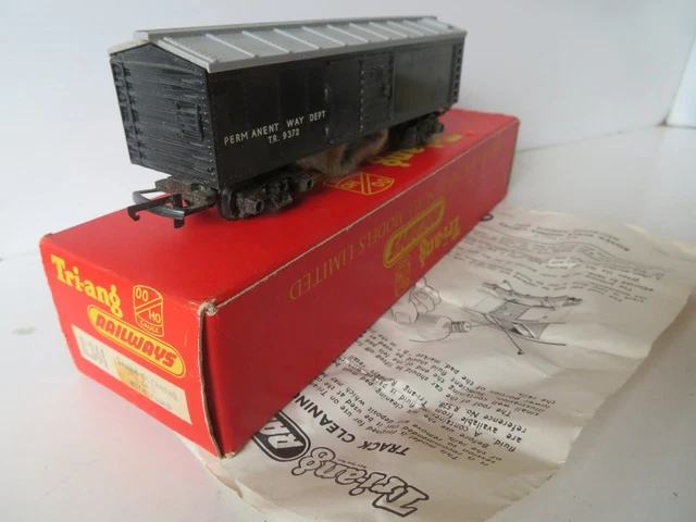 TRI-ANG HORNBY RAILWAYS R344 black Track Cleaning Car (Boxed) $27.99 ...