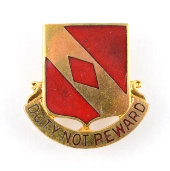 US ARMY UNIT Crest 20th Field Artillery Regiment Duty Not Reward Pin ...