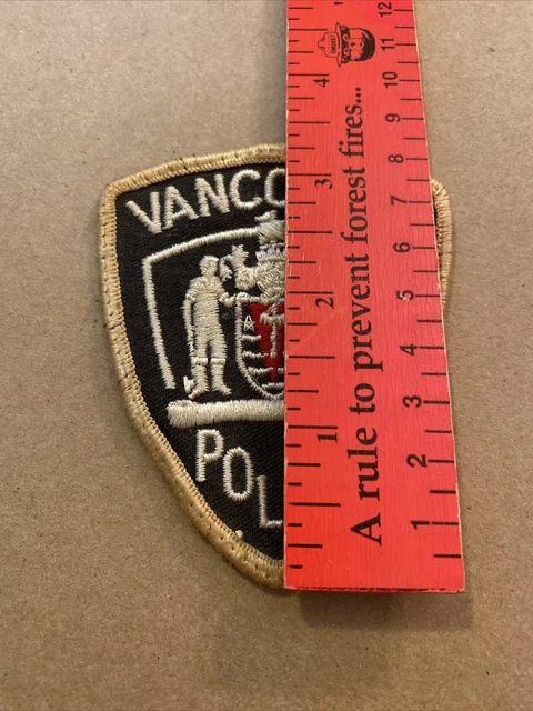 VINTAGE PATCH, VANCOUVER Police Patch, Sew On Patch Police B.C. Canada ...