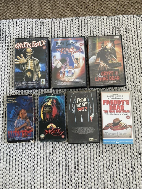HORROR BUNDLE VHS - Rare Friday The 13th Freddy’s Dead Lurkers X7 EUR ...