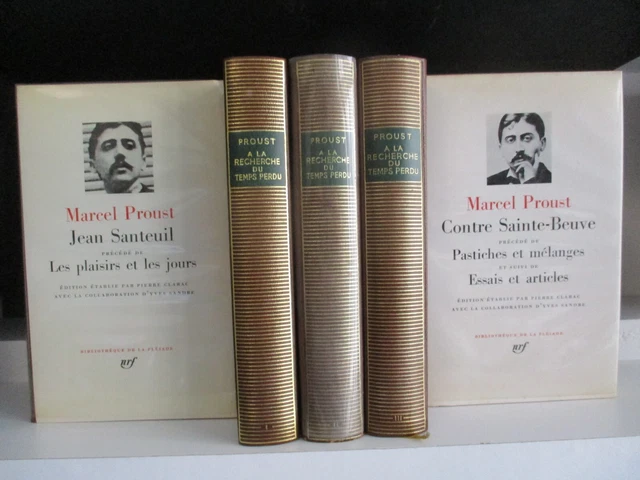 LA PLÉIADE. PROUST - Intégrale La Pléiade en 5 volumes Editions 1954 ...