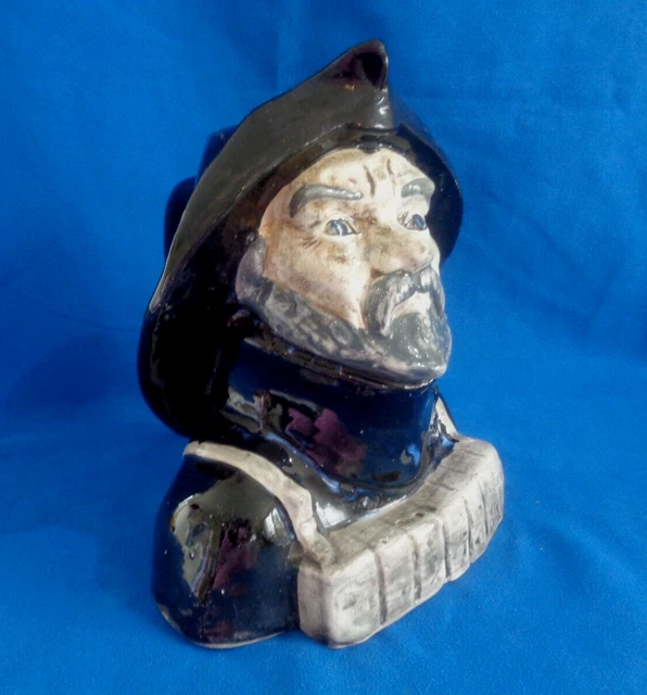 VINTAGE RARE DAVID SHARP BUCCANEER OF BRITAIN RYE POTTERY Toby Jug ...