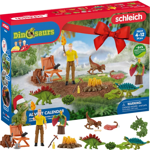 SCHLEICH DINOSAURS ADVENT Calendar Figure Set 98644 £13.99 - PicClick UK