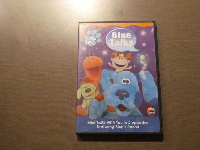 BLUES CLUES BLUE Talks DVD Nickelodeon Animated Classic Very Rare HTF ...