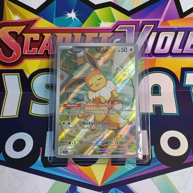 POKEMON TCG PRISMATIC Evolutions 🔥 ETB Eevee Black Star Promo Card SVP ...