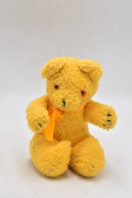 VINTAGE WENDY BOSTON Yellow English Teddy Bear 15cm Collectible £25.00 ...