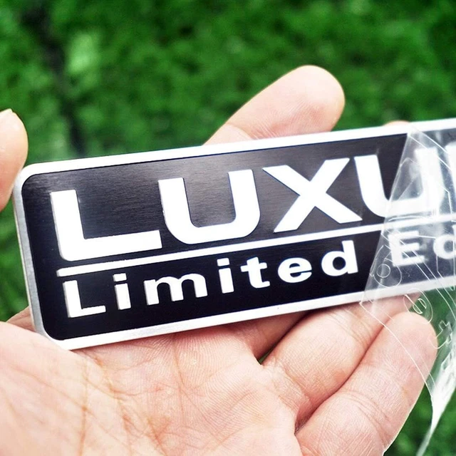 METAL LUXURY LIMITED Edition Logo Car Emblem Badge Decal Sticker Car ...