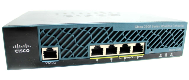 CISCO AIR-CT2504-K9 V01 WLAN 2500 Series Wireless Controller (No AC ...