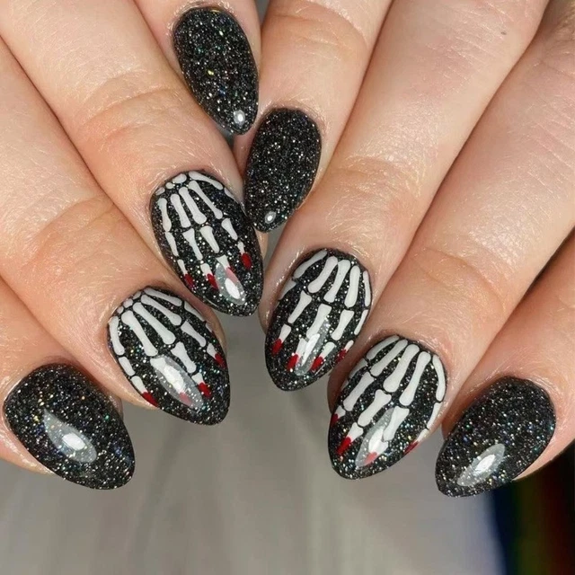 EASY APPLY BLACK Horror Fashion False Hoofs Halloween Costume ...