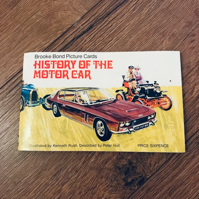 HISTORY OF MOTOR Car Brooke Bond Picture Cards Collectable Complete ...