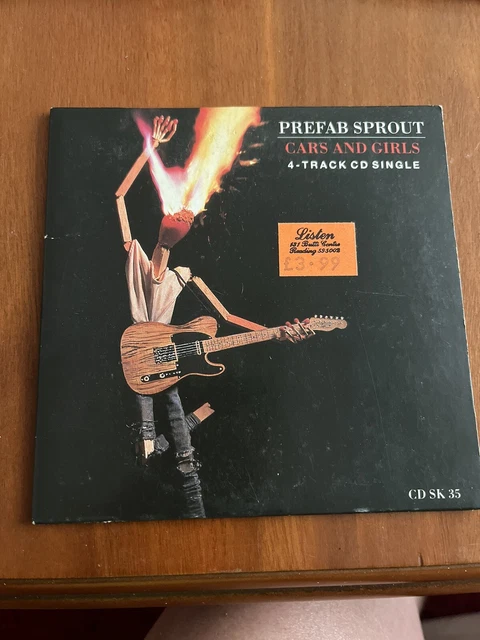 PREFAB SPROUT CD Single 4 Track 1988 carte pochette voitures et filles ...