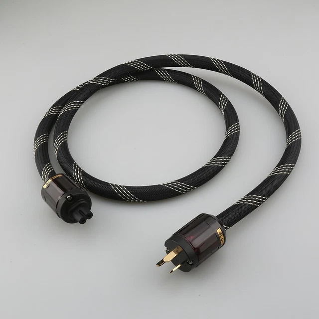 10 AWG HIFI Audio Ac Power Cable EU US Schuko AU Version Power Cord IEC ...