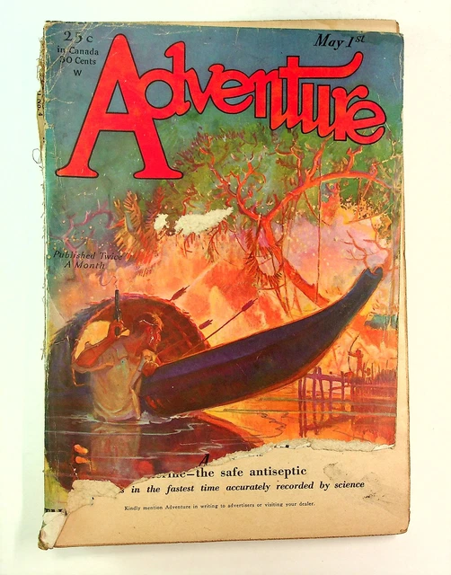 ADVENTURE PULP/MAGAZINE MAY 1 1931 PR Low Grade £8.76 - PicClick UK
