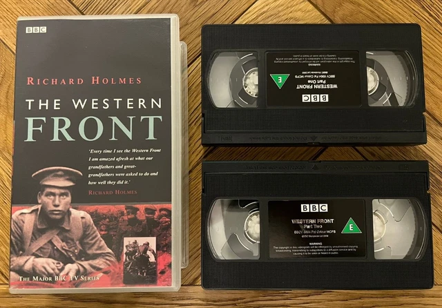 BBC THE WESTERN Front - Richard Holmes VHS Tape Video PAL TV Docuseries ...