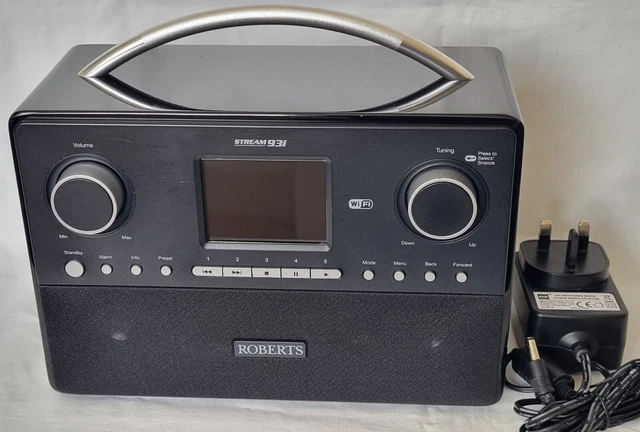 ROBERTS STREAM 93I DAB, USB, Wi-Fi Internet Radio £90.00 - PicClick UK