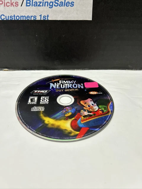 JIMMY NEUTRON: BOY Genius Disc Only PC CD ROM Game 2001 Nickelodeon $9. ...