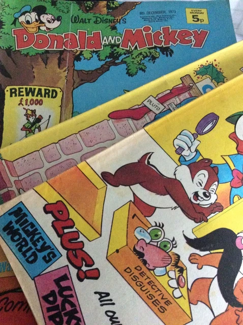 BM3H ONE COMIC Only walt disneys donald and mickey comic 1973 september ...