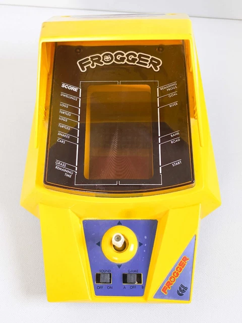 VINTAGE CGL KONAMI FROGGER Portable Tabletop Arcade Electronic Game ...