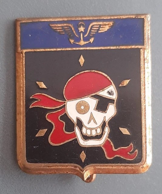INSIGNE AÉRONAVALE FLOTTILLE 14F Crusader Marine 1970/80 DRAGO ORIGINAL ...