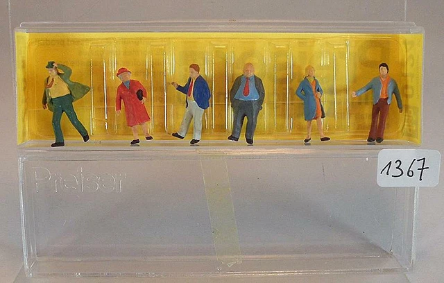 PREISER H0 FIGURES no. 0124 passers-by original packaging #1367 £15.92 ...