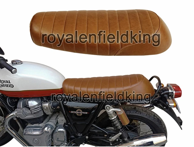 ROYAL ENFIELD GT & Interceptor 650 D5 Customized Leather Dual Seat ...