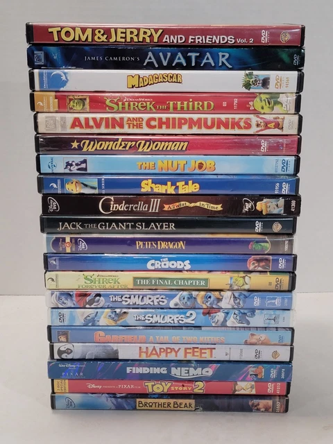 20 KIDS DVD Lot - Disney, Animated, Children, Family DVDs $24.94 ...