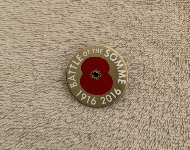 ROYAL BRITISH LEGION Battle of the Somme Centenary 1916 2016 Enamel ...