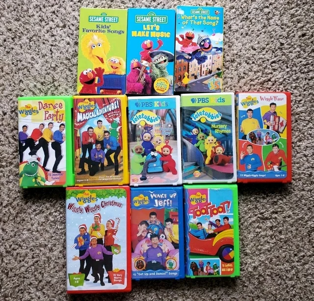 THE WIGGLES TELETUBBIES Sesame Street VHS Lot 11 Tapes EUR 27,91 - PicClick IT