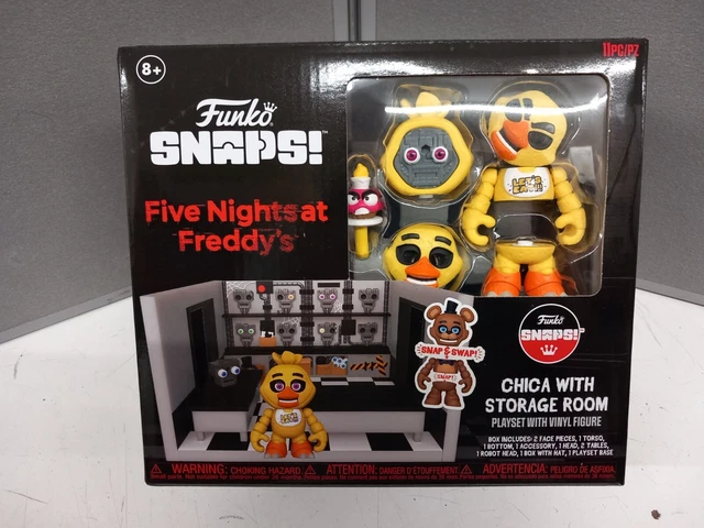 FUNKO SNAPS FIVE Nights At Freddy's Chica con set scatola ripostiglio ...