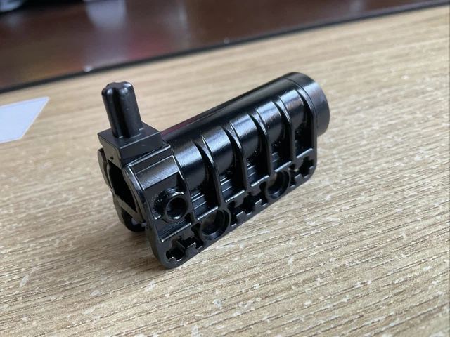 LEGO BLACK PROJECTILE Launcher, Cannon, Flat Bottom 57029c01 N1 B103 £5 ...