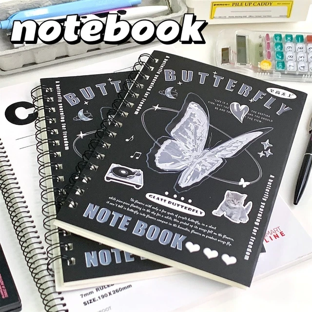 Y2K VINTAGE COIL Notapad A5 Notepad American Style Notebook Office ...
