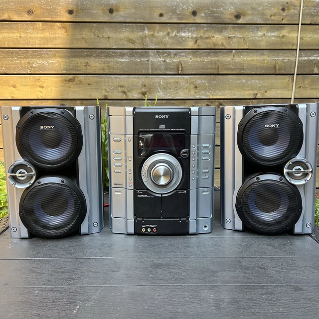 SONY MHC-GX250 MINI Hi-Fi Stereo System CD Cassette AM/FM - Tested ...